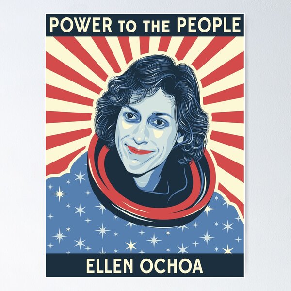 "Ellen Ochoa" Poster for Sale by MariMansfield | Redbubble
