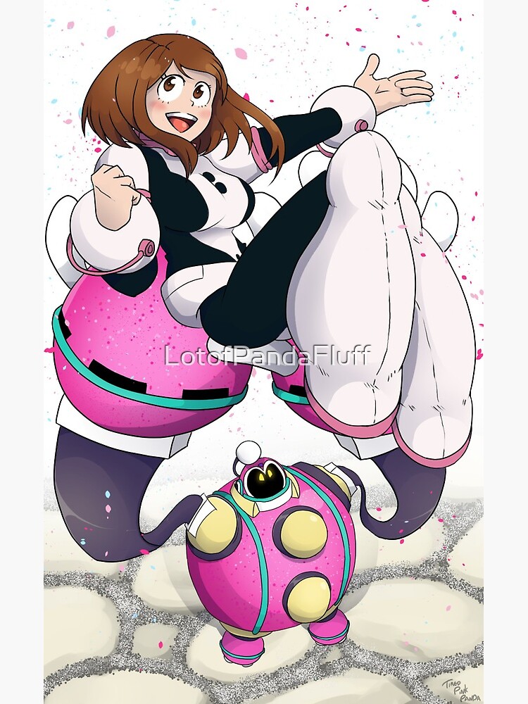 "Megaman/ MHA Print: Bounceman and Ocharo Uraraka" Photographic Print ...
