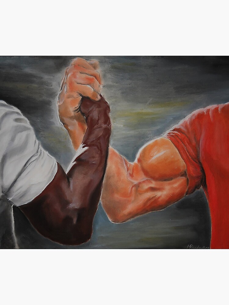  Epic Handshake Meme Tapestry By FlashmanBiscuit Redbubble