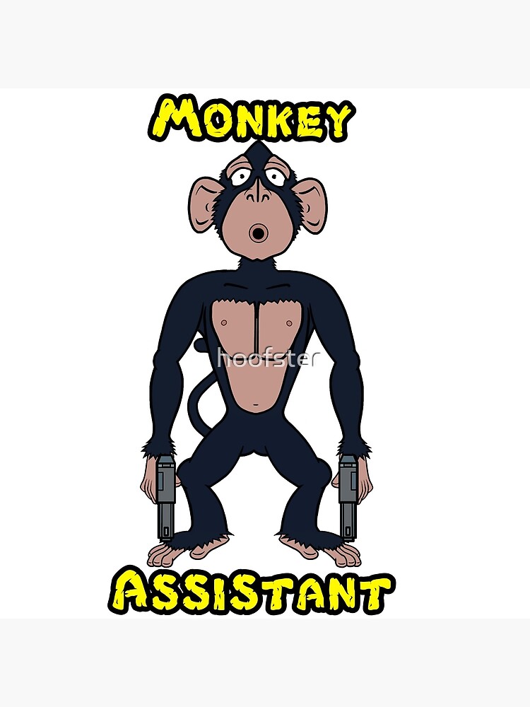 "Monkey assistant - pout #2" Poster by hoofster | Redbubble