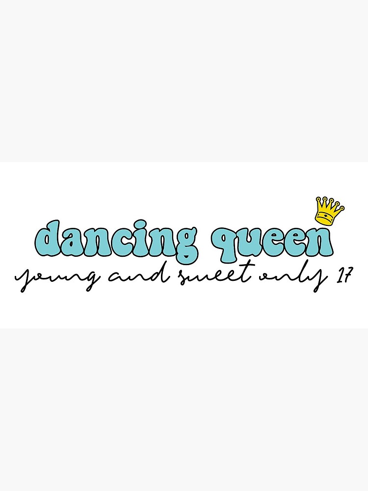 "dancing queen sticker" Greeting Card for Sale by ashleychuduc | Redbubble