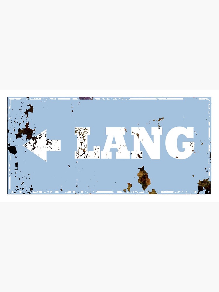 "Old Lang Sign" Photographic Print for Sale by bluehair | Redbubble