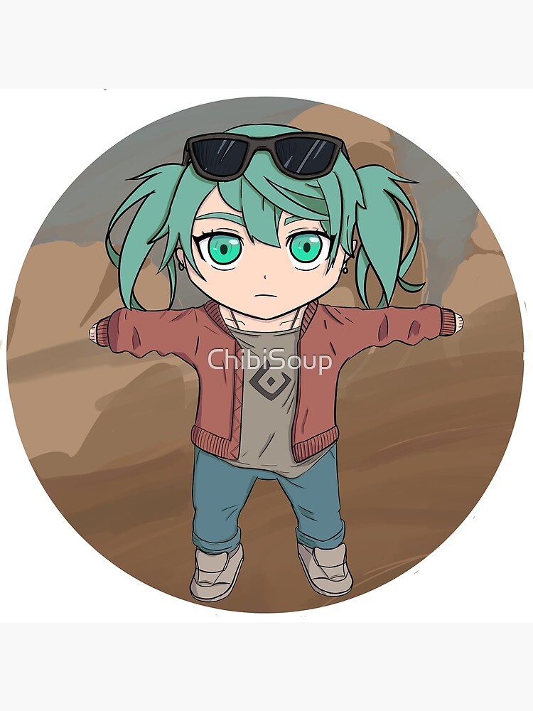 "HACHI DUNE / Hastune Miku Chibi" Photographic Print by ChibiSoup ...