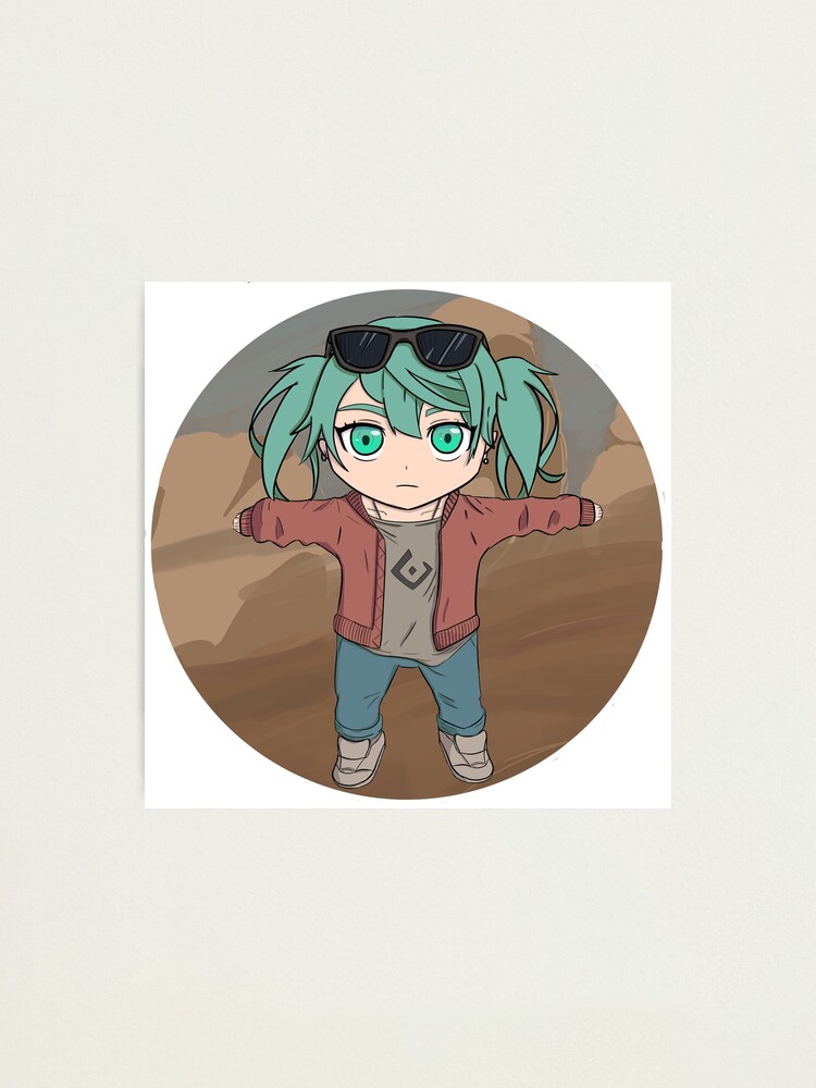"HACHI DUNE / Hastune Miku Chibi" Photographic Print by ChibiSoup ...