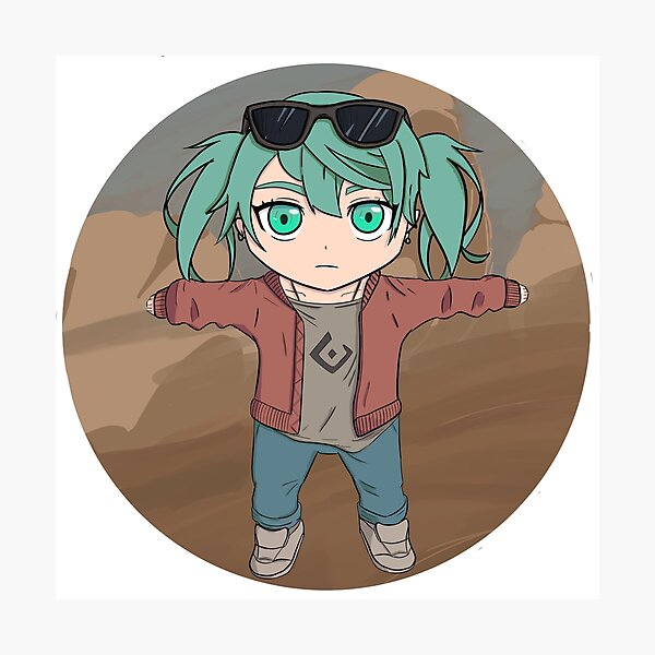 "HACHI DUNE / Hastune Miku Chibi" Photographic Print by ChibiSoup ...