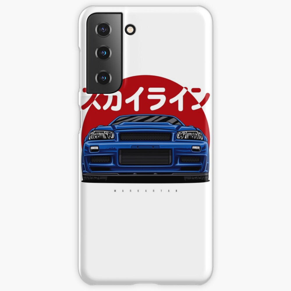 "Skyline GTR R34" Samsung Galaxy Phone Case for Sale by OlegMarkaryan ...