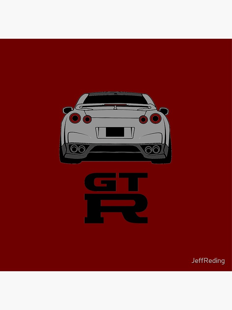 Nissan GTR Back III Premium Matte Vertical Poster