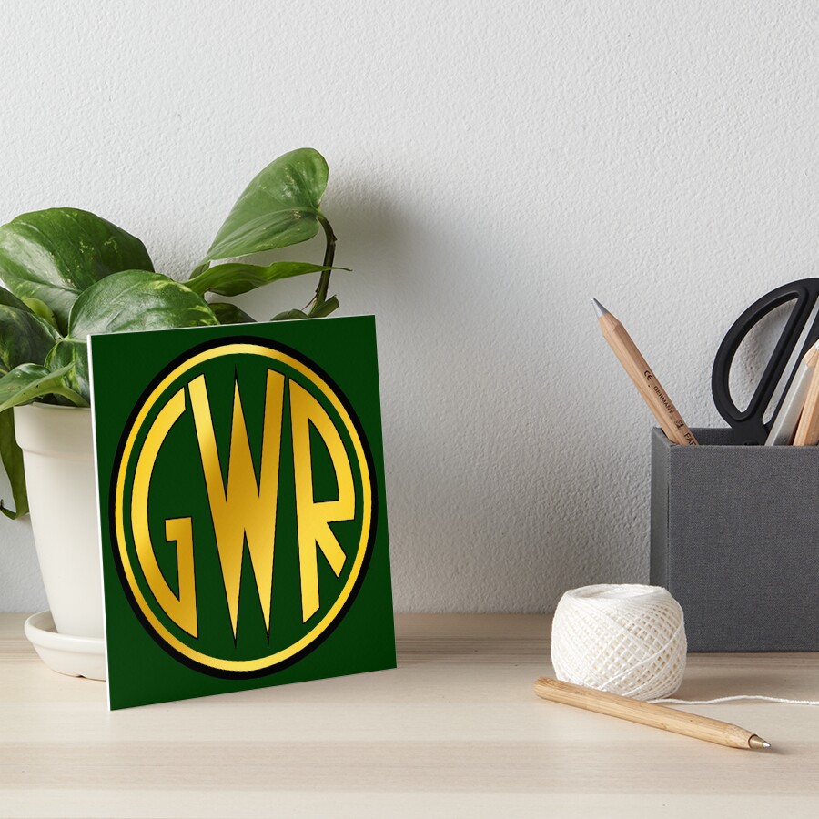 "GWR Roundel or Shirt Button (1934- 1942)" Art Board Print by ...