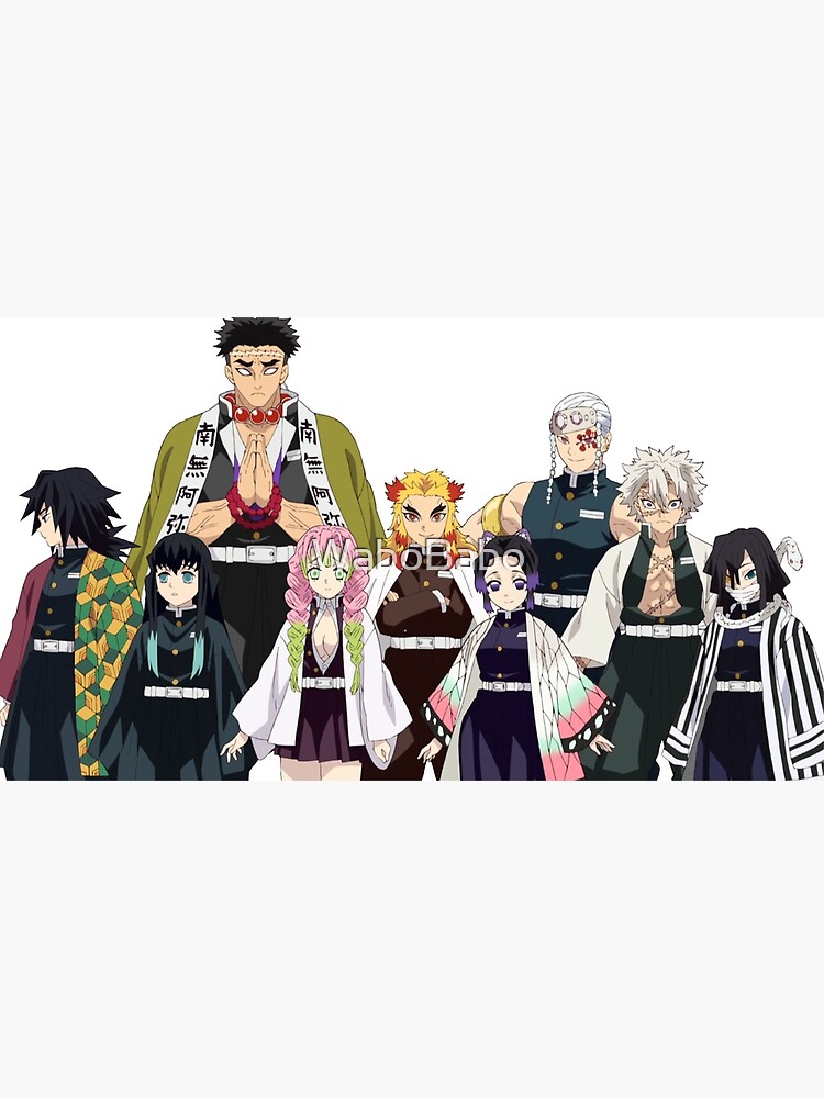 "Demon Slayer/Kimetsu no Yaiba - Pillars (Hashira) " Art Print by ...