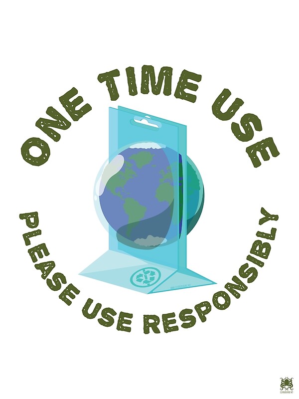 "One Time Use" by clevercreature | Redbubble