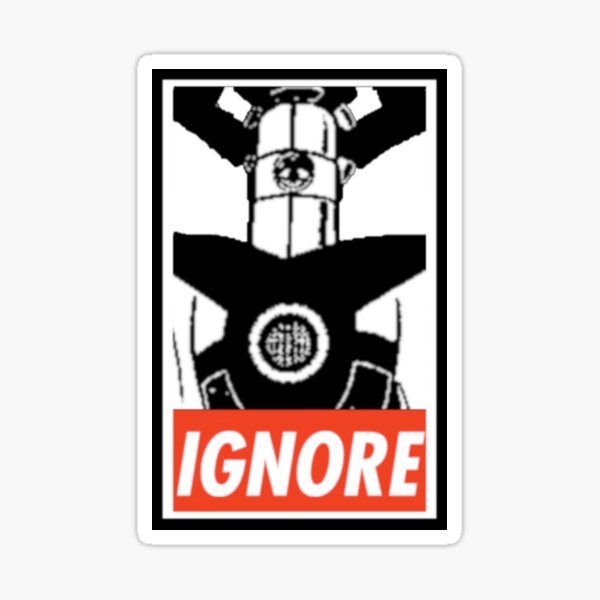 "Ignore Me" Sticker for Sale by KBwiththeTees | Redbubble