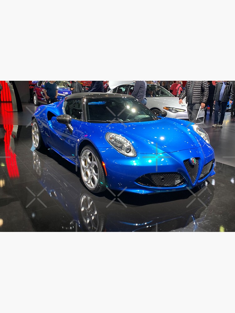 "Alfa Romeo 4C on Display " Sticker for Sale by LongSpicy2 | Redbubble