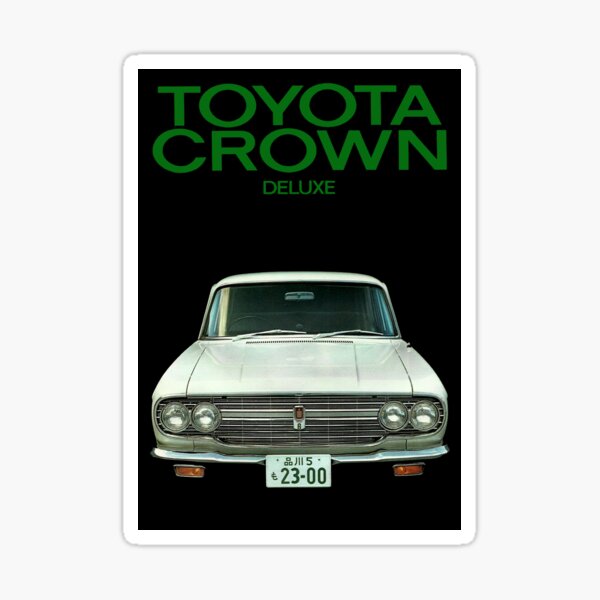 "TOYOTA CROWN" Sticker for Sale by ThrowbackM2 | Redbubble