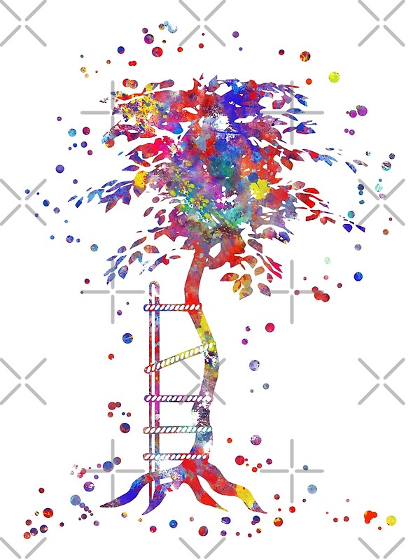 "Crooked tree, orthopedic symbol" by Rosaliartbook | Redbubble