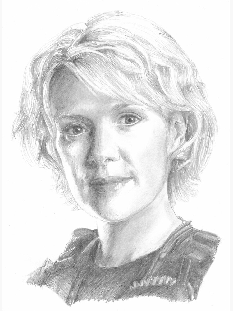 "Amanda Tapping as Samantha Carter" Art Print by captainkell | Redbubble