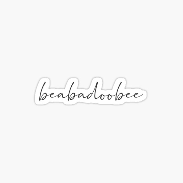 "Beabadoobee" Sticker for Sale by NERVOLUTION | Redbubble