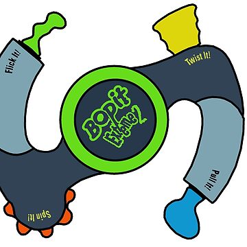 "Bop It" Sticker for Sale by Sasquach98 | Redbubble