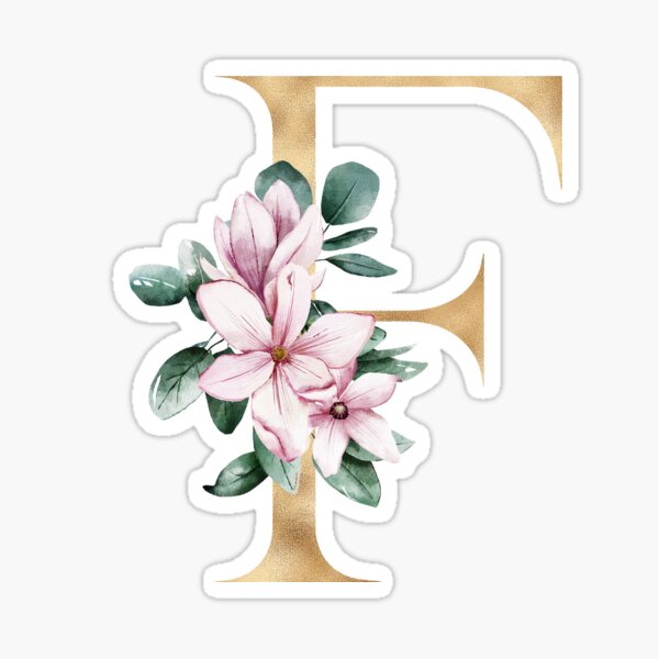 Letter F Stickers | Redbubble