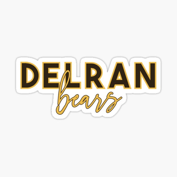 "delran bears" Sticker for Sale by kcoldren | Redbubble