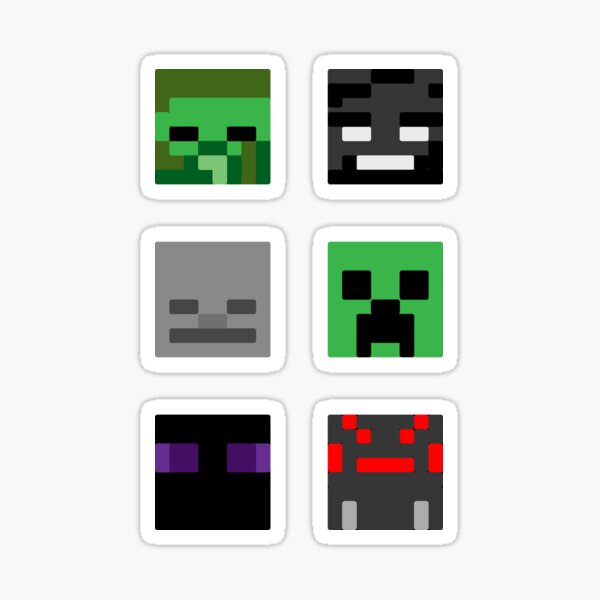 " mincraft mobs" Sticker for Sale by Picklelove | Redbubble