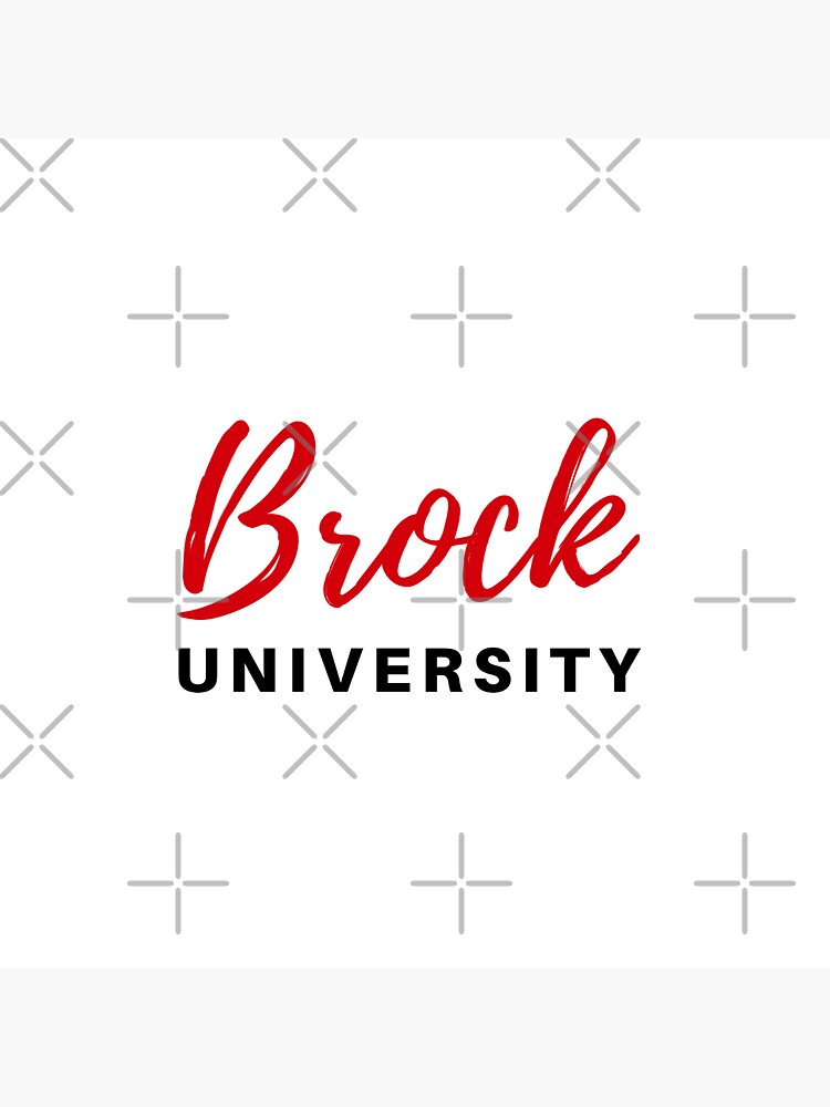 "Brock University Logo" Sticker by stickel | Redbubble