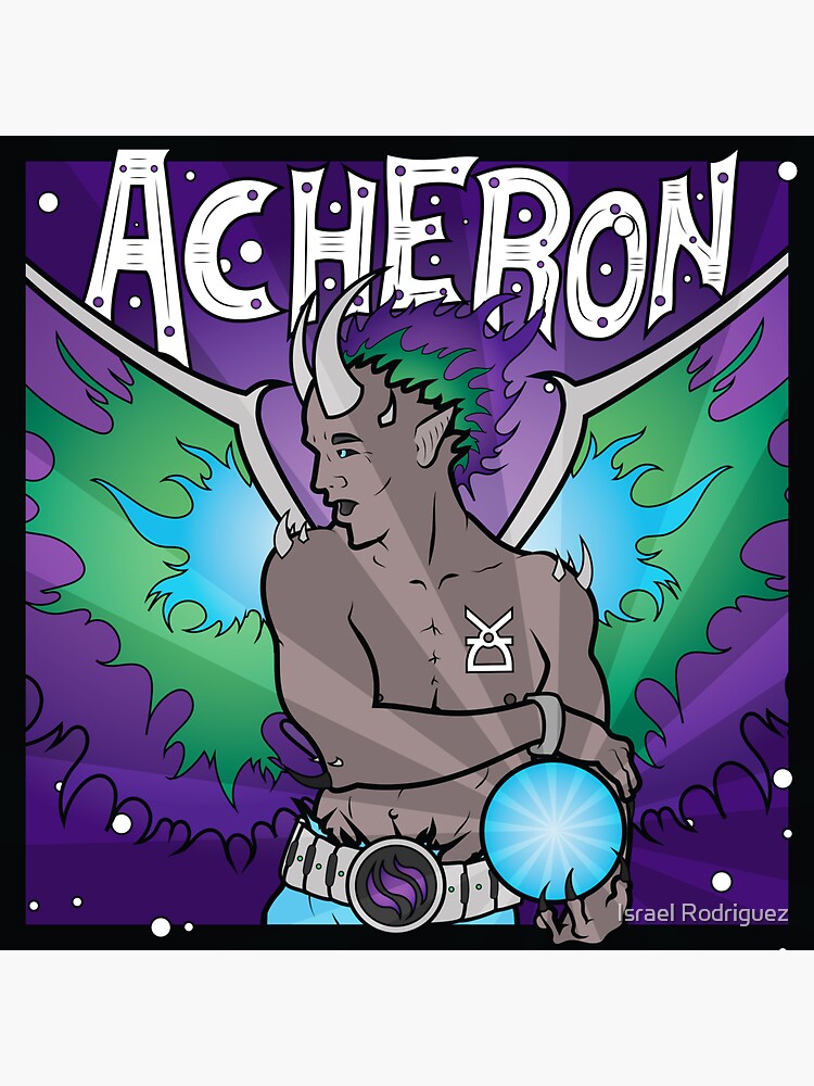 "Acheron" Sticker by isrealrod | Redbubble