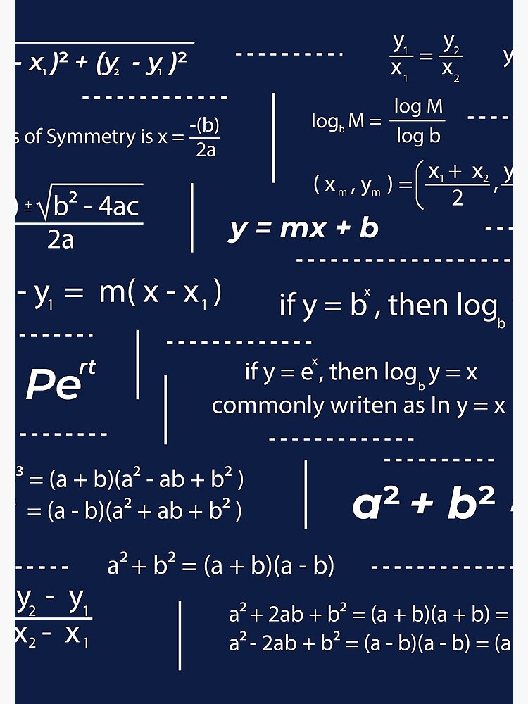 Cuaderno de espiral «Fórmulas matemáticas de secundaria» de ...