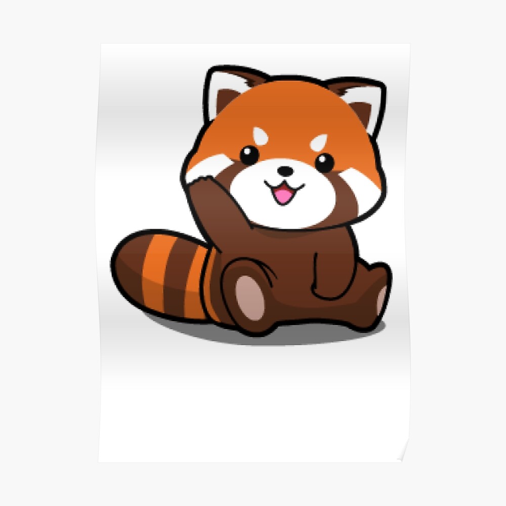 Stickers, Labels & Tags Paper Red Panda | Weatherproof Sticker ...