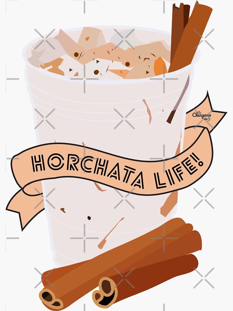 "Horchata Life" Sticker for Sale by vosio | Redbubble