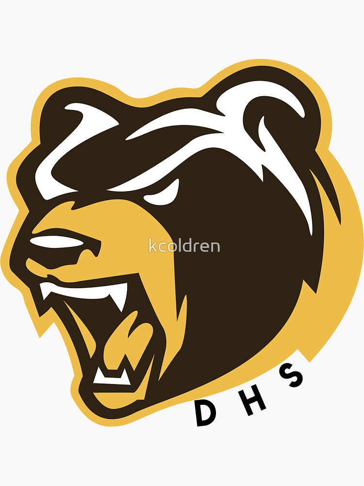 "delran bears" Sticker for Sale by kcoldren | Redbubble