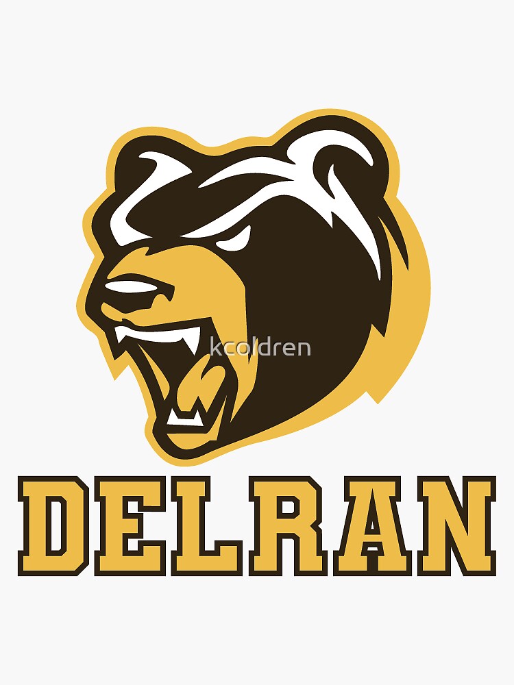 "delran bear 2" Sticker for Sale by kcoldren | Redbubble