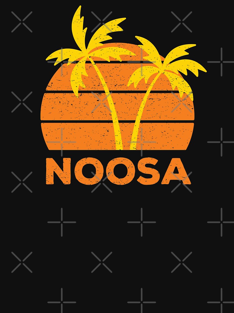 "Noosa Retro" T-shirt for Sale by teesaurus | Redbubble | noosa t ...