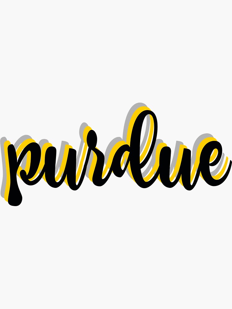 "purdue sticker" Sticker for Sale by tdiamond | Redbubble