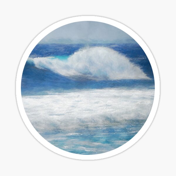 "Spanish Sea" Sticker for Sale by Amanda-Lakey | Redbubble