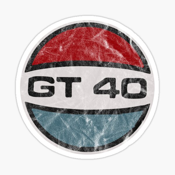 Ford Gt40 Stickers | Redbubble