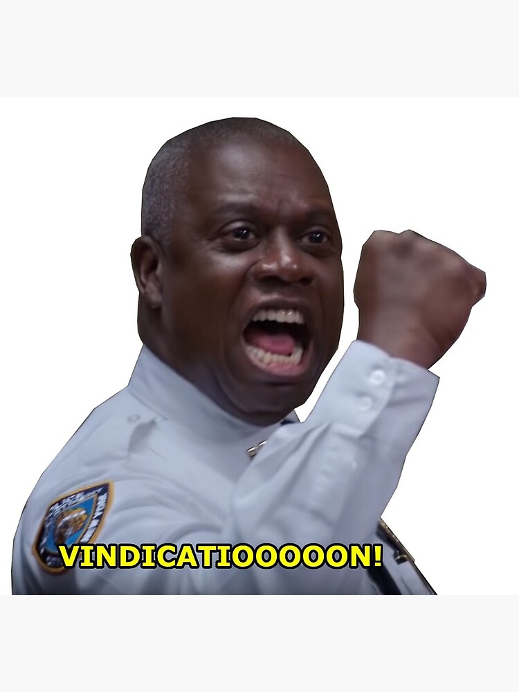 "brooklyn 99 vindication" Postcard for Sale by ryan597 | Redbubble