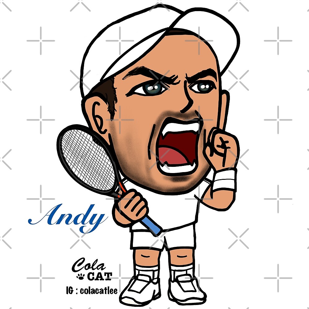 « Andy Murray » par Colacatlee | Redbubble