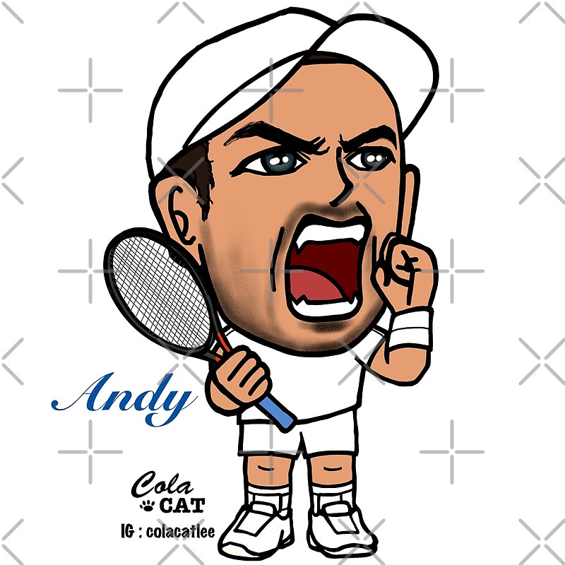 « Andy Murray » par Colacatlee | Redbubble