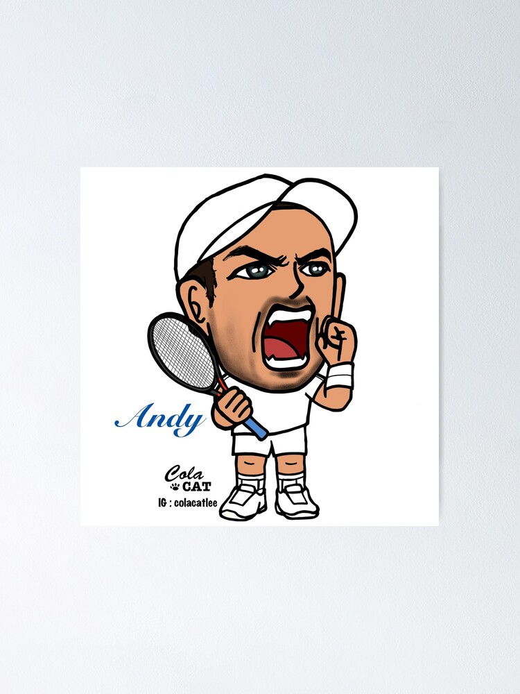 "Andy Murray" Poster by Colacatlee | Redbubble