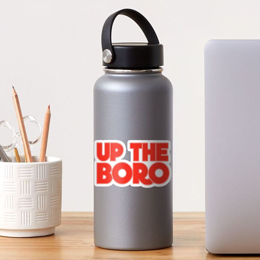 "Up The Boro" Sticker for Sale by FootballArcade | Redbubble