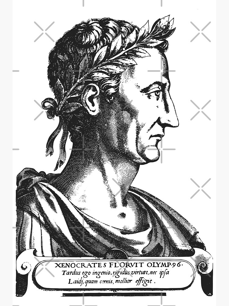 "Xenocrates Portrait by Ren Boyvin" Sticker by elforzi | Redbubble