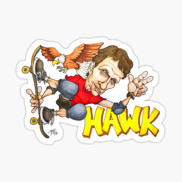 "Hawk" Sticker for Sale by Ash-Camac-Art | Redbubble