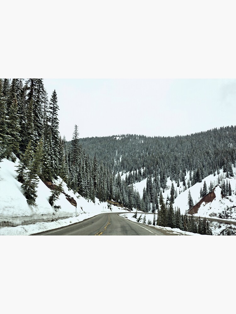 "Mountain Switchback - Colorado" Sticker for Sale by jtrommer | Redbubble