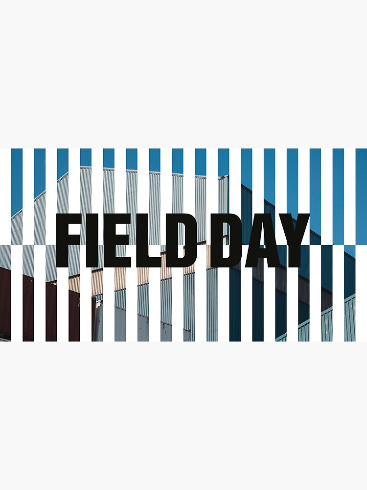 "Field Day Festival Logo" Sticker for Sale by jellevossen | Redbubble