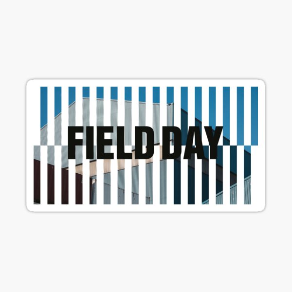 "Field Day Festival Logo" Sticker for Sale by jellevossen | Redbubble