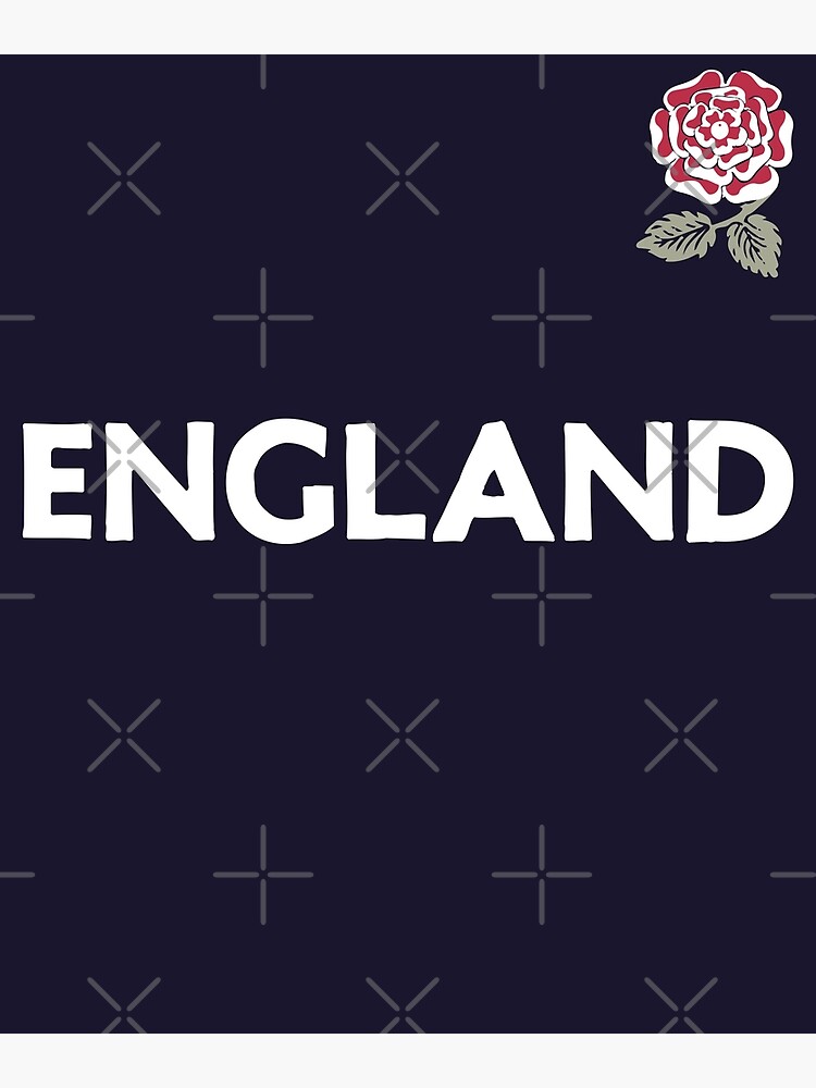 "England Rugby (2019 | Rose Crest)" Poster by countercolour | Redbubble