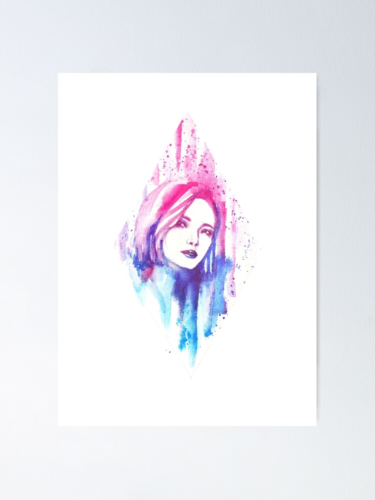 "MAMAMOO WHEEIN - Watercolor Painting" Poster by thenocturnalfey ...