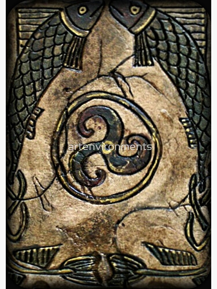 "Celtic Fish / Artifact Design / Viking Carving / Norse /Irish Wheel ...