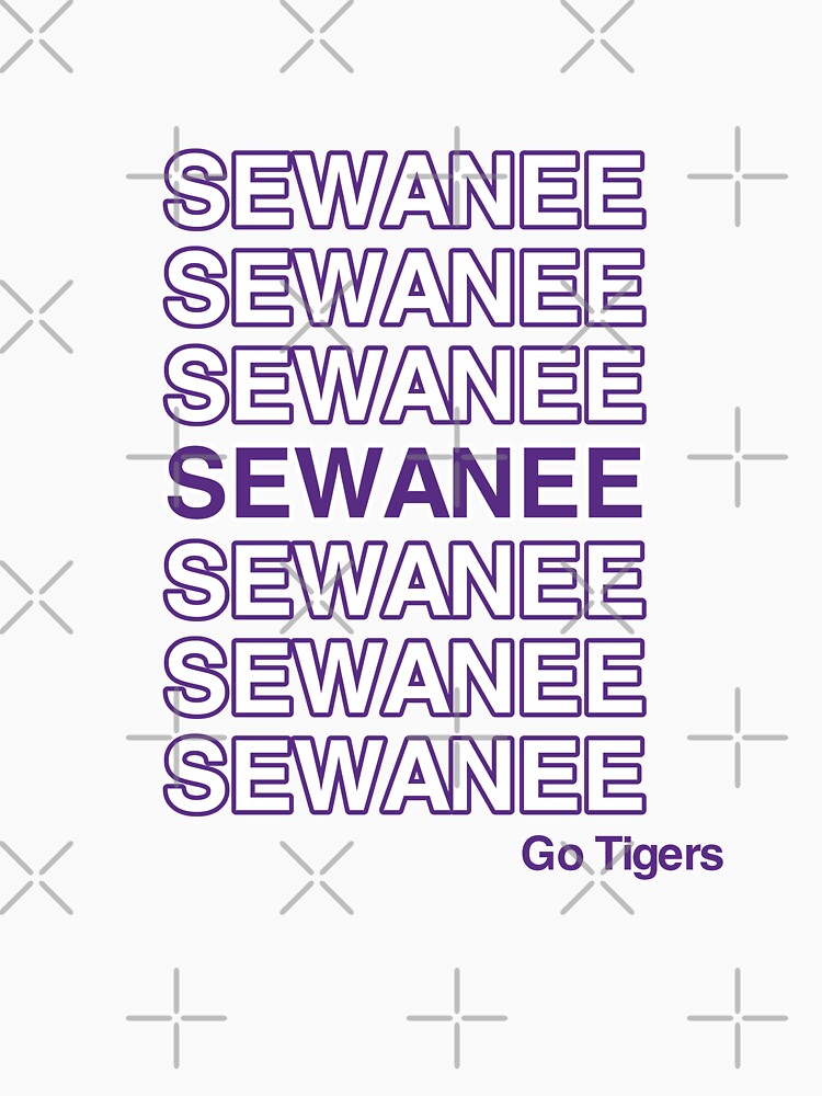 "Sewanee "Go Tigers"" T-shirt for Sale by hzig | Redbubble | ysr t ...