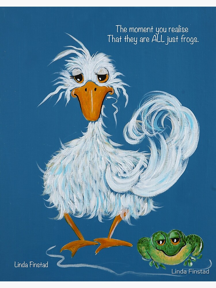 "Just Frogs" Poster for Sale by lindaFinstad | Redbubble